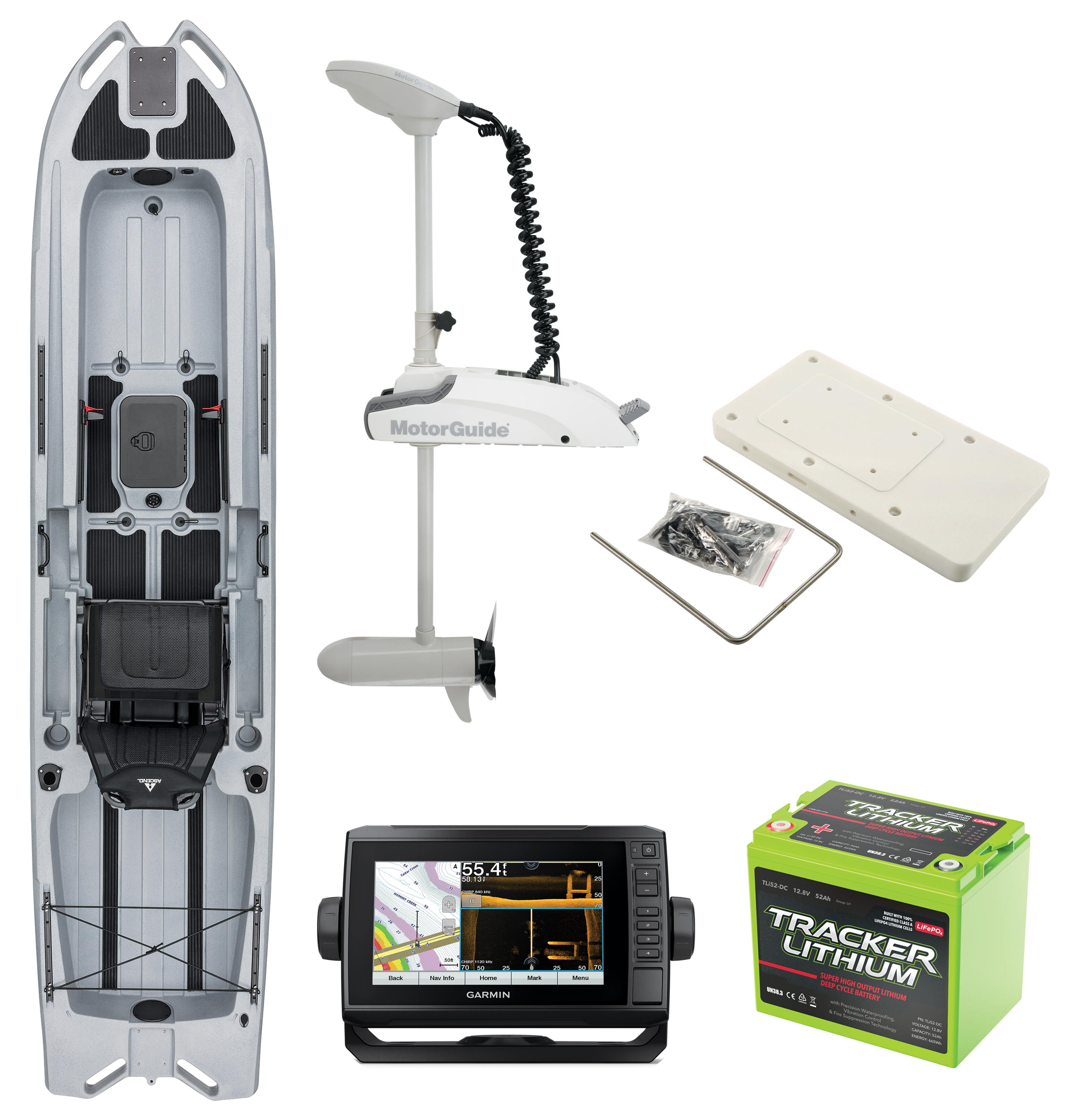 Ascend 133x Saltwater Ultimate Fishing Kayak Package | Cabela's